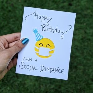 Triya Designs | Party Supplies | Happy Birthday From A Social Distance ...